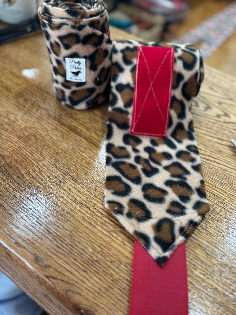 Red Cheetah Polo Wrap Pair – Pretty Polos By Jessie & Lopin' With Grace ...