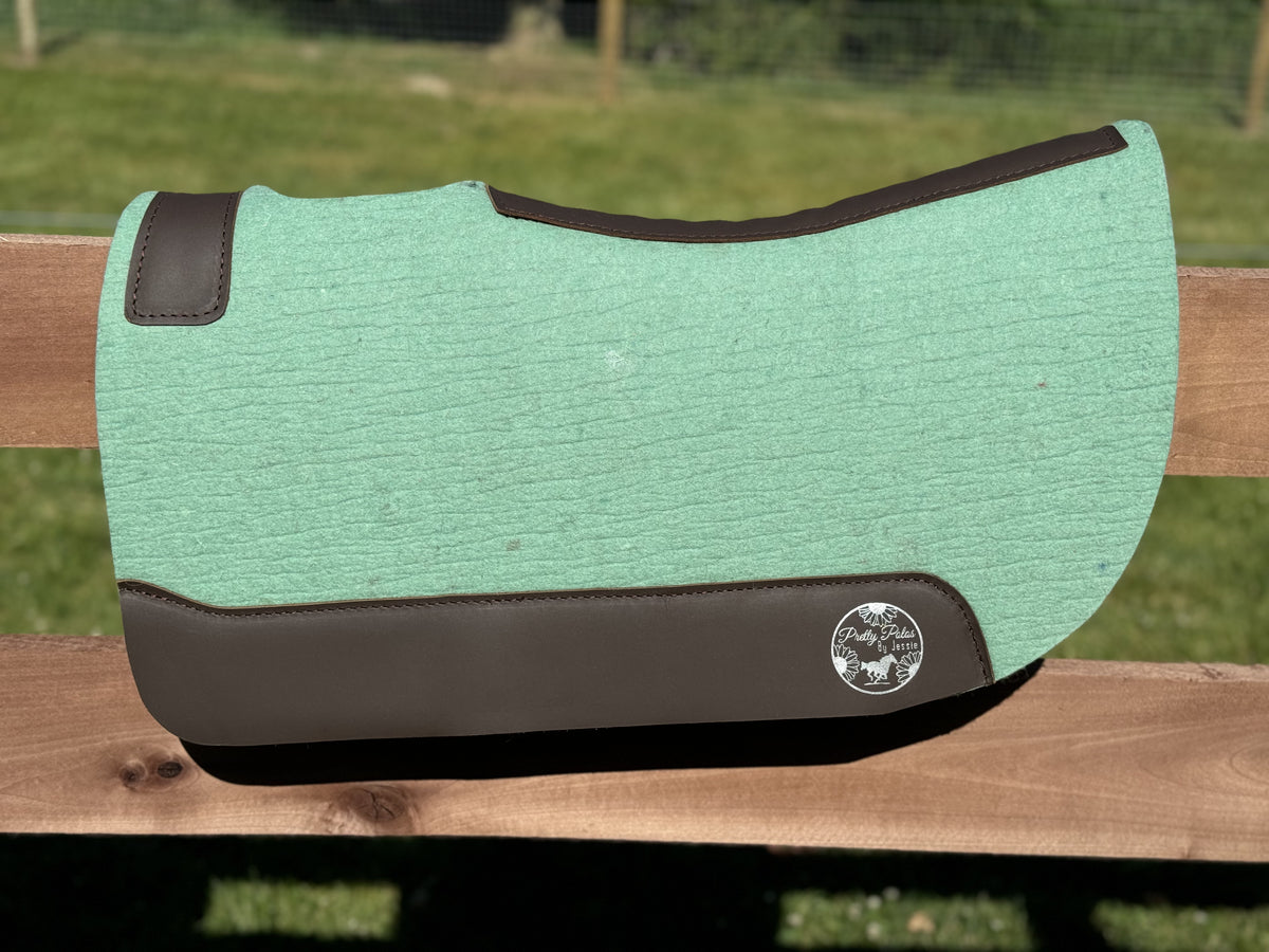 Mint Round Saddle Pad – Pretty Polos By Jessie & Lopin' With Grace Tack LLC