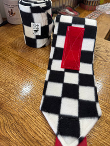 Red Checkered Polo Wrap Pair – Pretty Polos By Jessie & Lopin' With ...